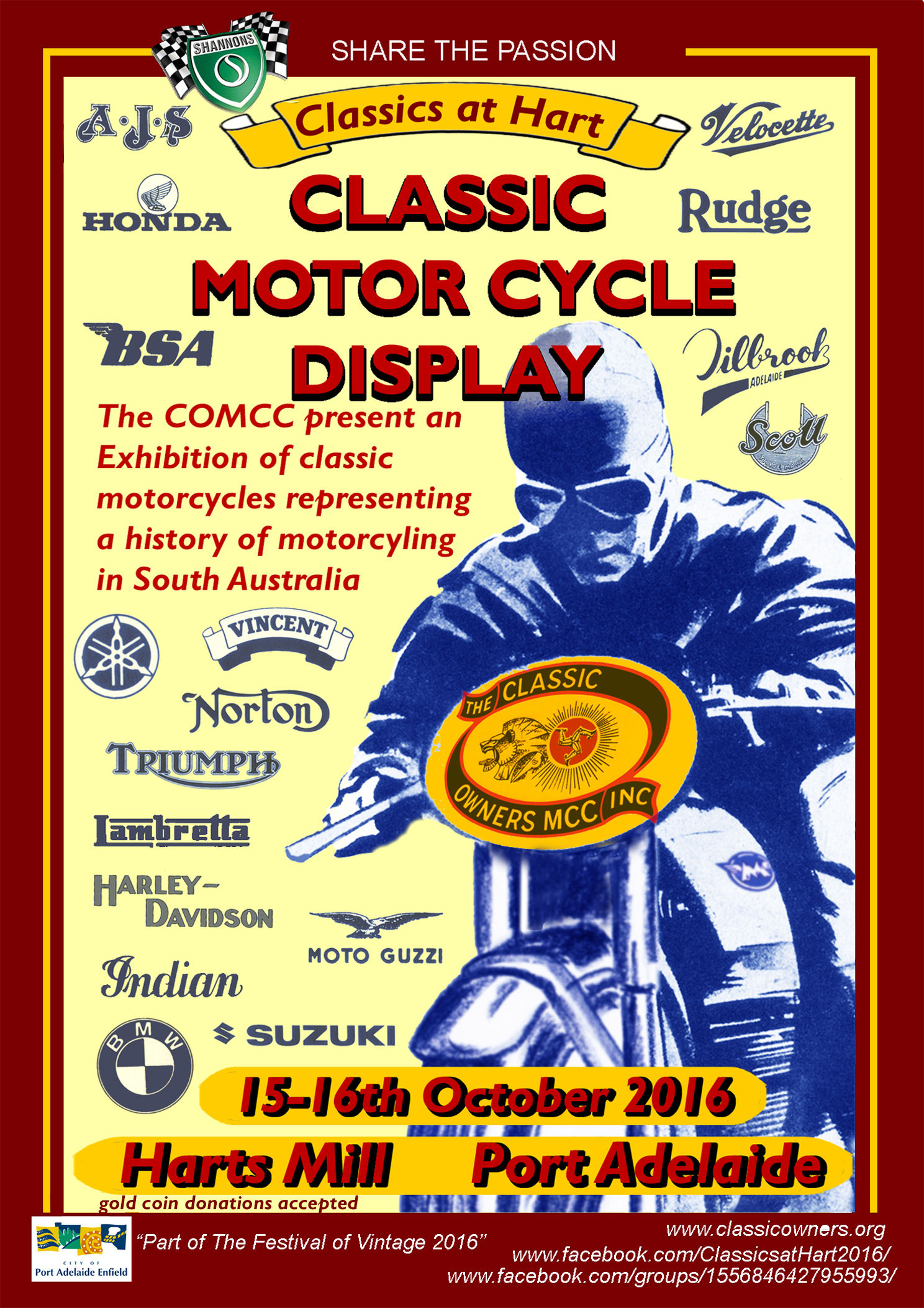 Classics at Hart promotion – The Classic Owners Motorcycle Club Inc.